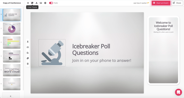 How to use Slides With Friends to Easily Make a Conference Interactive ...